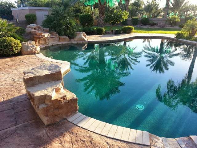 Coping, Travertine & Paver - Artesian Pools & Spas - Yuma, AZ